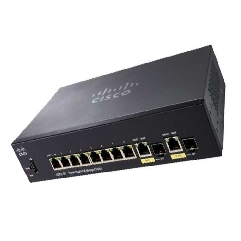 SG350-10P-K9-NA Cisco 10 Ports Managed Switch | Refurbished – ALLHDD