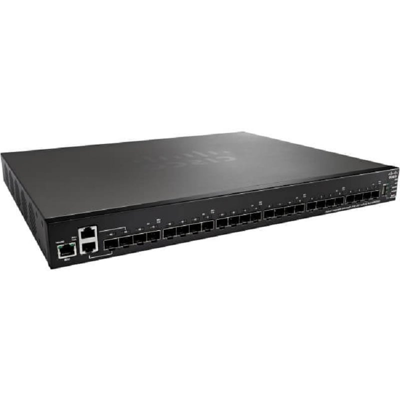 Cisco SG550XG-24F-K9-NA 24 Ports Stackable Switch Gigabit Ethernet SFP+ ...