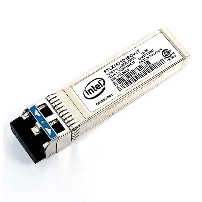 E65689-001 Intel Dual Rate Multi-mode 10Gbps SFP+ SR Transceiver ...