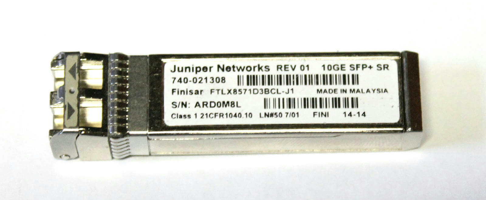 Juniper Networks SFPP-10GE-SR New Factory Sealed