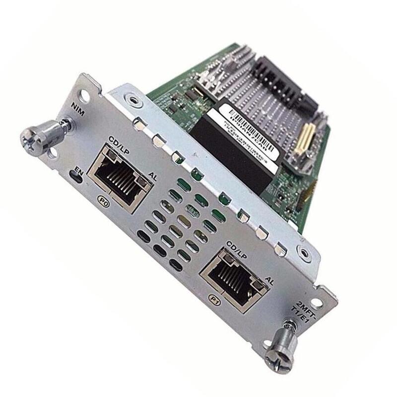 Cisco NIM-2MFT-T1/E1 Multi-Flex Trunk Voice Wan Network Card ...
