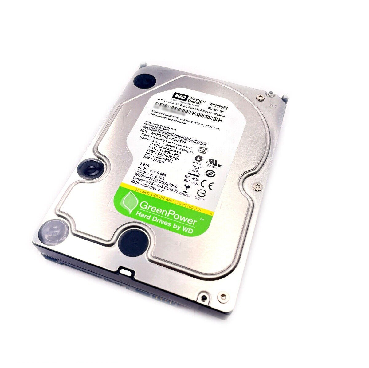 Western Digital WD20EURS New Bulk Pack